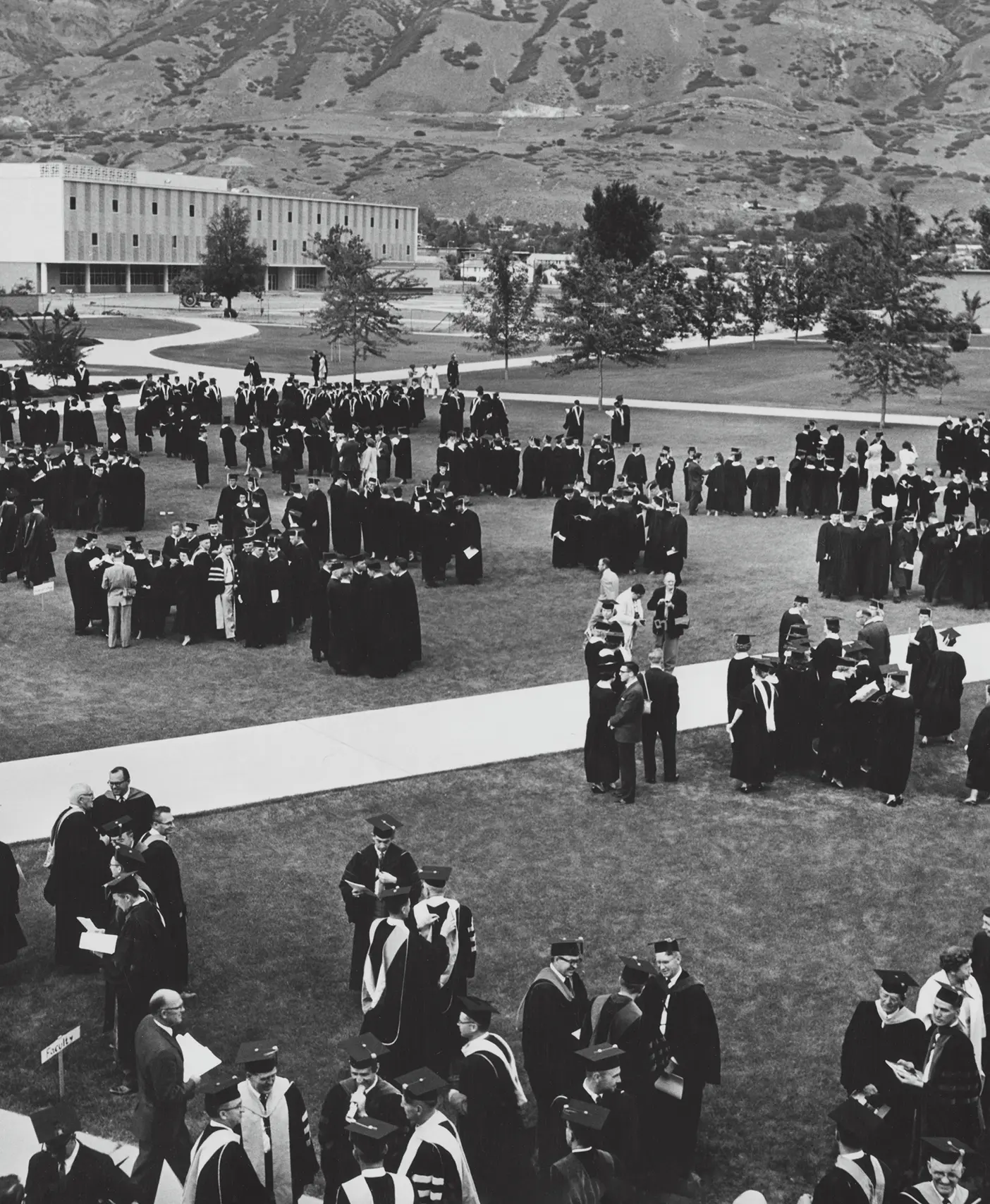 A Look Back at BYU Central Campus in 1957