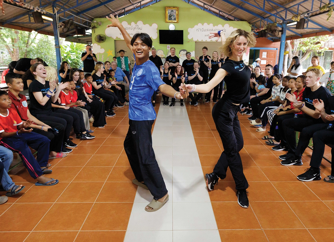 BYU Ballroom Dance Company Serves and Performs in Thailand